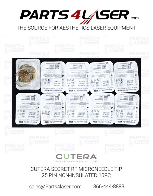 CUTERA SECRET RF MICRONEEDLE TIP 25 PIN 10 PC MTR-AC-25
